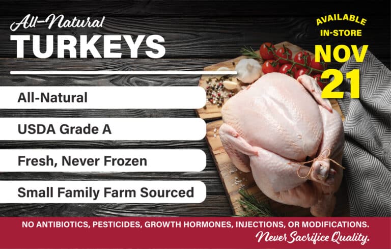 Fresh All-Natural Turkey from Tony’s Market: Raised Right, Never Frozen ...